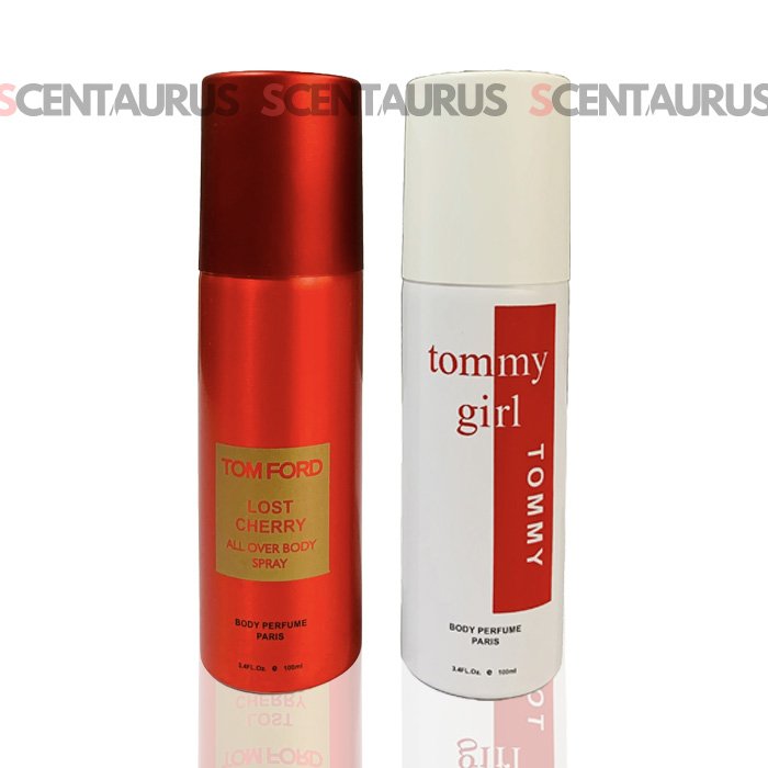 Set Of Two Body Spray | Tom Ford Lost Cherry & Tommy Girl | Scentaurus